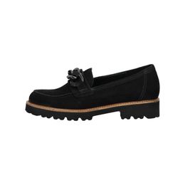 Gabor Damen Slipper &raquo; Slipper Veloursleder&laquo; schwarz 40,5