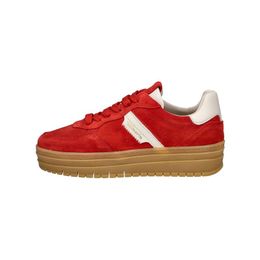 Tamaris Damen Sneaker &raquo; Sneaker Leder/Synthetik&laquo; rot 39