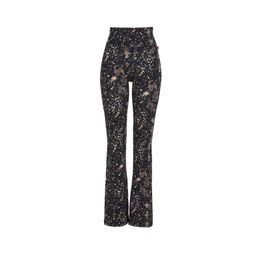 JOOP! Jeans Damen JOOP! Jeans Leggings &raquo;After Dark (JOOP! Jeans)&laquo; Animal-Look, Flare Fit, elastischer Bund XL, N-Gr