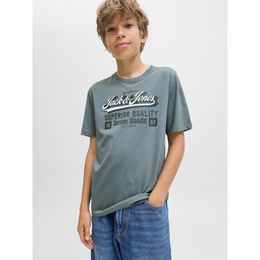 Jack & Jones Jack & Jones Junior Jungen T-Shirt &raquo;JJELOGO TEE SS ONECK 2 COL AW25 NOOS JNR&laquo; grau 152