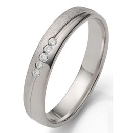 Firetti Kinder Trauring &raquo;Schmuck Geschenk Hochzeit Ehering "LIEBE"&laquo; Made in Germany - wahlweise mit oder ohne Zirkonia (synth.) silber