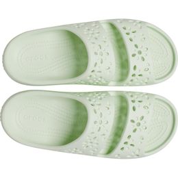Crocs Damen Badepantolette &raquo;Classic Floral Cut Out Sandal&laquo; , Sandale, Sommerschuh, Pool Slides mit genoppter Innensohle gr&uuml;n 42