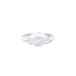 Elli Damen Fingerring &raquo;Rosenbl&uuml;te Blume Vintage Look Trend 925 Silber&laquo; silber