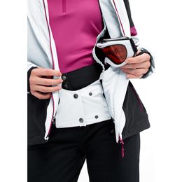 Maier Sports Skijacke »HANNI« Damen Winterjacke, wasserdicht, 3 RV-Taschen und Kapuze, Regular fit weiß 40 40 Warm wattierte Skijacke perfekt für...