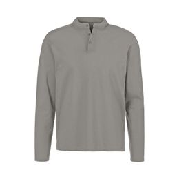 John Devin Herren Poloshirt &raquo;mit Stehkragen&laquo; Regular-Fit, aus Baumwoll-Piqu&eacute; grau S (44/46)