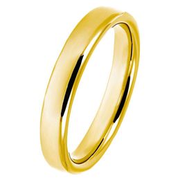 DOOSTI Kinder DOOSTI Trauring &raquo;Schmuck Geschenk Silber 925 Trauring Ehering Partnerring LIEBE&laquo; Made in Germany - wahlweise mit oder ohne Zirkonia gold