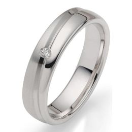 Firetti Unisex Trauring &raquo;Schmuck Geschenk Hochzeit Ehering "LIEBE"&laquo; wahlweise mit oder ohne Zirkonia (synth.) silber