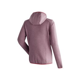 Maier Sports Damen &raquo;Fave W&laquo; Damen Fleece mit verstellbarer Kapuze, atmungsaktiver Zip-Hoodie lila 44