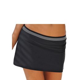 Lascana Damen Lascana Bade-Rock &raquo;Emilia&laquo; mit integrierter Bikinihose schwarz 34, N-Gr