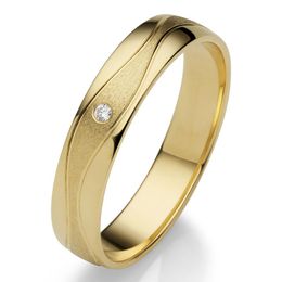 Firetti Kinder Trauring &raquo;Schmuck Geschenk Gold 375 Hochzeit Ehering "LIEBE"&laquo; Made in Germany, wahlweise mit oder ohne Brillant gold