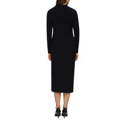 s.Oliver BLACK LABEL Damen s.Oliver BLACK LABEL Strickkleid Ohne Taschen 3/4 lang, mit Stehkragen schwarz 34, N-Gr