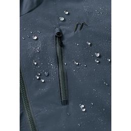 Maier Sports Herren Outdoorjacke &raquo;ArorA Loop M&laquo; Herren Jacke wasserdicht, Funktionsjacke 3 Taschen au&szlig;en + Innentasche blau 52