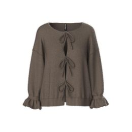 Pieces Knit Cardigan 'PCJIMMA' female Brown size S