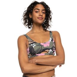 Roxy Damen Bandeau-Bikini-Top &raquo;Roxy Pro The Tilt Shift&laquo; grau XS, Cup B