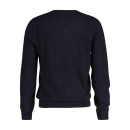 Gant Herren V-Ausschnitt-Pullover &raquo;EXTRAFINE LAMBSWOOL V-NECK&laquo; mit Logostickerei blau M