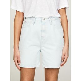 Tommy Hilfiger Damen Shorts &raquo;DNM STRAIGHT SHORT HW LOLA&laquo; mit Markenlabel blau 25, N-Gr