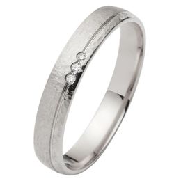 Firetti Unisex Trauring &raquo;Schmuck Geschenk Gold 750 Hochzeit Ehering "LIEBE"&laquo; Made in Germany, wahlweise mit oder ohne Brillanten wei&szlig;