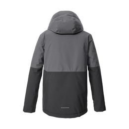 Killtec Herren Funktionsjacke &raquo;KOW 222 BYS JCKT&laquo; Wind- u. wasserdichte Kinderjacke mit Fleece, reflektierender Print grau 152