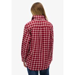 Superdry Damen Karobluse &raquo;CHECK FLANNEL BOYFRIEND SHIRT&laquo; S