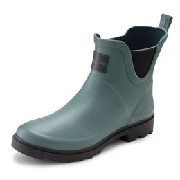 ELBSAND Damen Gummistiefelette &raquo;Boots&laquo; aus wasserdichtem Material, Gummistiefel, Schlupfstiefel blau 36