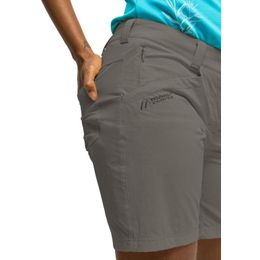 Maier Sports Damen Funktionsshorts &raquo;Lulaka Shorts&laquo; Damen Shorts, kurze Wanderhose, Outdoorhose mit 4 Taschen, Regular Fit braun 46, Normalgr&ouml;&szlig;en