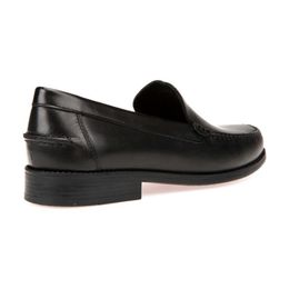 Geox Herren Slipper &raquo;U NEW DAMON A&laquo; Business Schuh, Loafer mit Blockabsatz schwarz 44