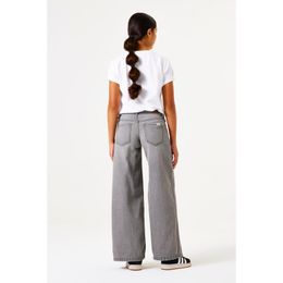 Garcia M&auml;dchen Weite Jeans im Five-Pocket Style for GIRLS blau 140, N-Gr