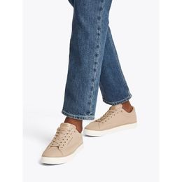 Tommy Hilfiger Herren Sneaker &raquo;TH HI VULC LOW CORE CANVAS&laquo; , Freizeitschuh, Halbschuh, Schn&uuml;rer mit weich gepolstertem Schaftrand beige 48