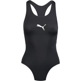 Puma Damen Puma Badeanzug &raquo;Puma SWIM WOMEN RACERBACK SWIMSUIT&laquo; mit Racerback-R&uuml;cken schwarz L, N-Gr