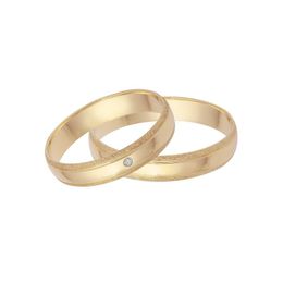 Firetti Trauring »Schmuck Geschenk Gold 375 Hochzeit Ehering Trauring "LIEBE"« Made in Germany, wahlweise mit oder ohne Brillant gelbgoldfarben 19...