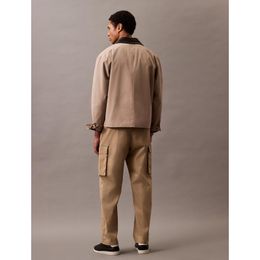 Calvin Klein Jeans Herren Cargohose &raquo;CO PULL ON STRAIGHT CARGO PANT&laquo; in Unifarbe gr&uuml;n M, N-Gr