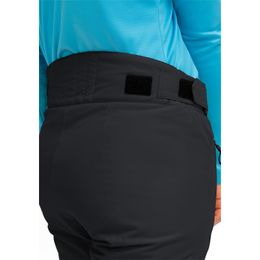 Maier Sports Damen Skihose &raquo;Vroni slim 2.0&laquo; Damen Schneehose, wind- und wasserdicht, 2 RV-Taschen, Slim Fit schwarz 22, Kurzgr&ouml;&szlig;en