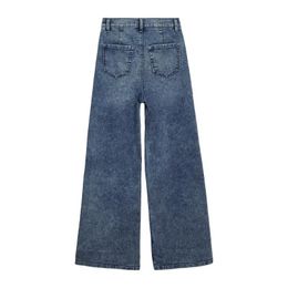 s.Oliver Junior M&auml;dchen s.Oliver Junior Weite Jeans mit Taschen blau 134, N-Gr