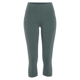 Vivance Damen Caprileggings mit 2 Handytaschen gr&uuml;n 56/58, N-Gr