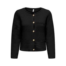 Only Damen Only Strickjacke &raquo;ONLLAURA LIFE LS O-NECK CARDIGAN CC KNT&laquo; schwarz XS (34)