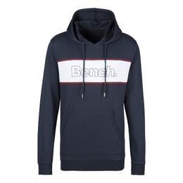 Bench. Loungewear Herren Hoodie, Langarm, Sweatshirt mit Rundhals und Kapuze, Baumwollmischung blau 48/50 (M)