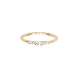 Elli Damen Verlobungsring &raquo;Zirkonia Marquise Elegant Verlobung 925 Silber&laquo; gold