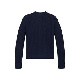 Tommy Hilfiger M&auml;dchen Strickjacke &raquo;MINI CABLE CARDIGAN&laquo; mit kleinem Zopfmuster blau 6 (116)