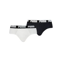 Puma Slip »MEN EVERYDAY BRIEFS 2P« Packung, 2er Pack, ohne Eingriff, Logobund white/black XL XL Herrenslips von Puma
