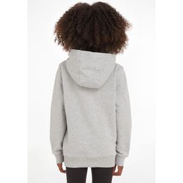 Tommy Hilfiger Jungen Kapuzensweatshirt &raquo;ESSENTIAL HOODIE&laquo;, f&uuml;r Jungen und M&auml;dchen grau 10/140