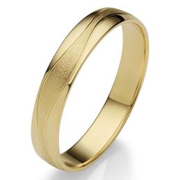 Firetti Trauring »Schmuck Geschenk Gold 375 Hochzeit Ehering "LIEBE"« Made in Germany, wahlweise mit oder ohne Brillant gelbgoldfarben 63 Ehering...