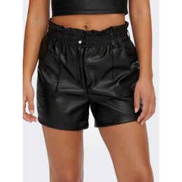 Only Damen Only Shorts &raquo;ONLSTEPHANIE FAUX LEATHER SHORTS CS OTW&laquo; schwarz S (36), N-Gr