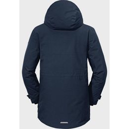 Sch&ouml;ffel Sch&ouml;ffel Damen Langjacke &raquo;Down Parka Ridgeland M&laquo; mit Kapuze blau 54