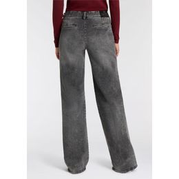 Herrlicher Damen High-waist-Jeans &raquo;Lovely Flared Denim Black&laquo; im Flared Fit 29, N-Gr