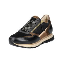 Gabor COMFORT Sneaker »Sneaker Veloursleder/Textil« Schwarz/Braun 37,5 37,5 Verschluss: Schnürung