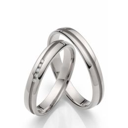 Firetti Unisex Trauring &raquo;Schmuck Geschenk Gold 375 Hochzeit Ehering "LIEBE"&laquo; Made in Germany, wahlweise mit oder ohne Brillanten wei&szlig;