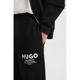 Hugo Blue Herren HUGO Blue Jogginghose &raquo;Nevez&laquo; mit Beinb&uuml;ndchen und Oversize-Passform schwarz XXL, N-Gr