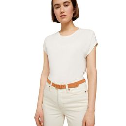 Tom Tailor Damen Tom Tailor Synthetikg&uuml;rtel &raquo;TTDMEGAN&laquo; schmal & vielseitig kombinierbar (2 cm Breite) beige