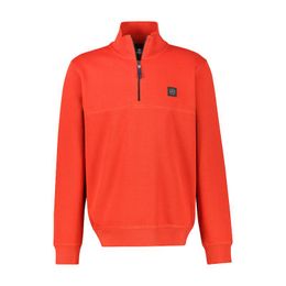 Lerros Sweater mit Troyer-Reißverschluss SCANDINAVIAN RED XL XL Troyer für Herren von Lerros