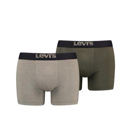 Levi's LEVI'S Boxershorts »LEVIS MEN MEL WB BOXER BRIEF ORG CO 2P« 2er Pack, mit breitem Logobund grün M M Bequemer elastischer Bund hergestellt mit...